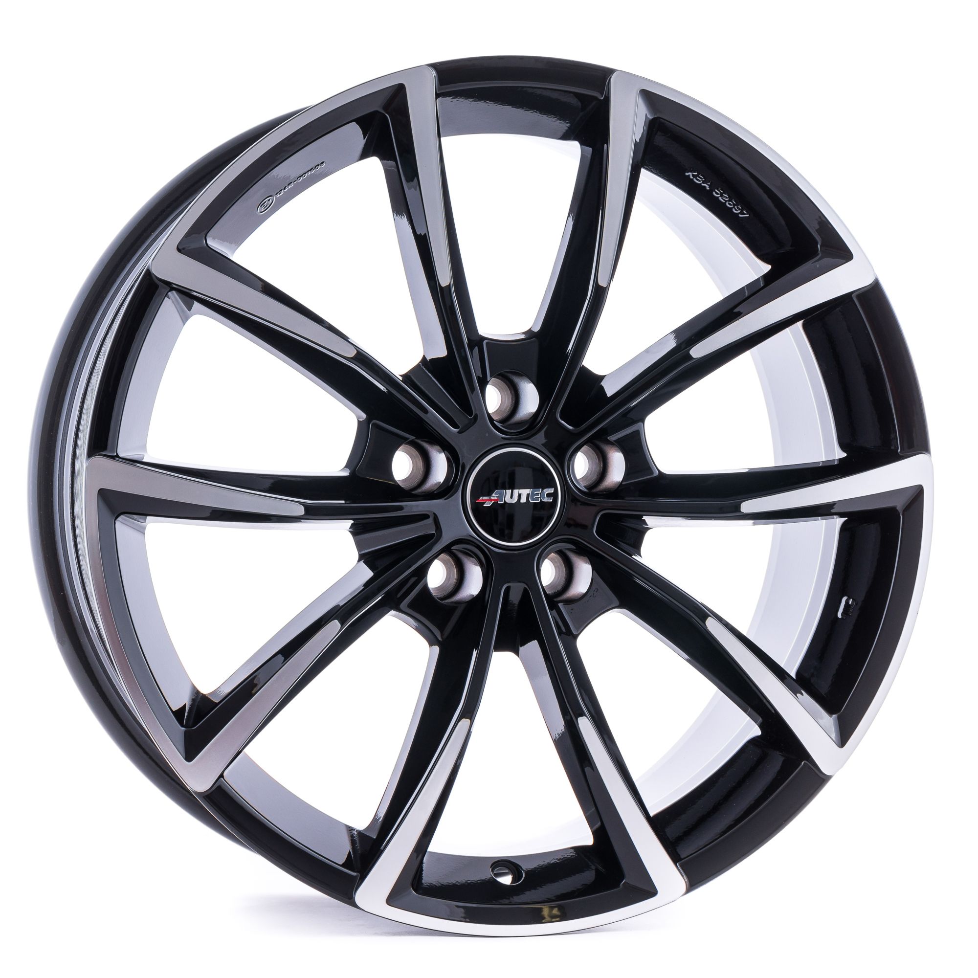 AUTEC Astana Felgen schwarz poliert in 18 Zoll | felgenshop.de