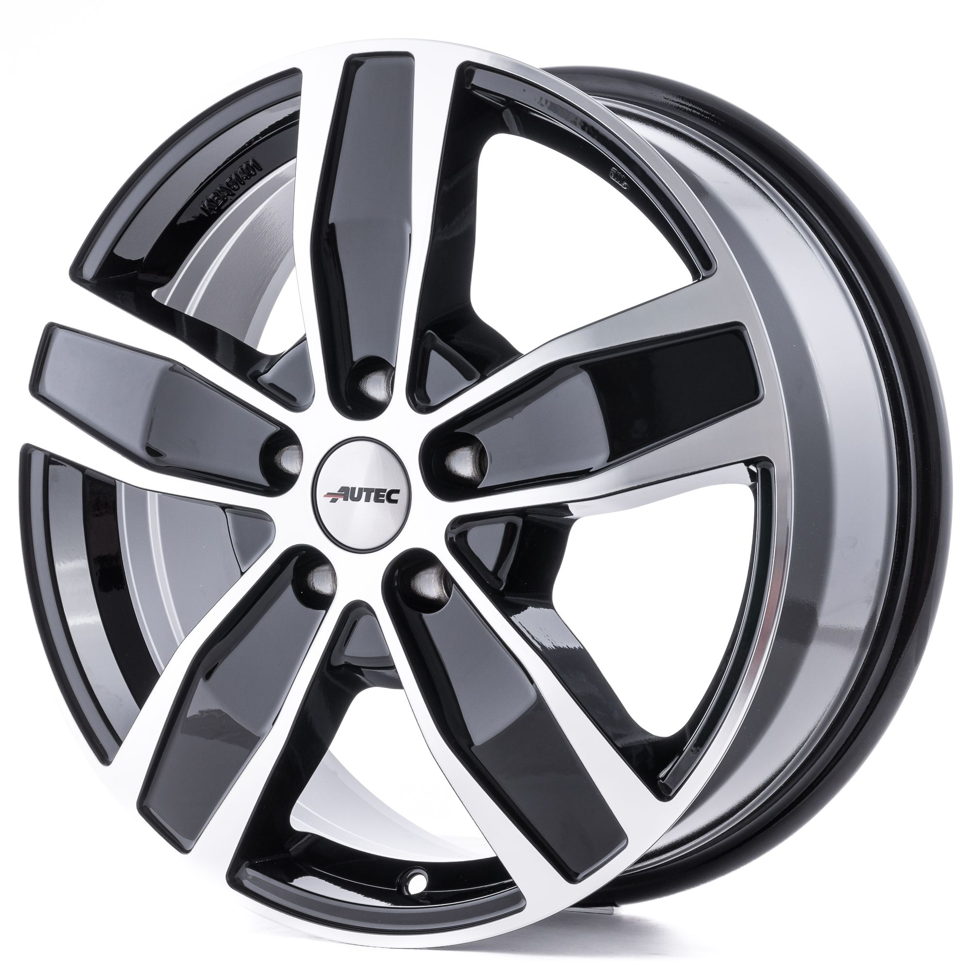 AUTEC Quantro Felgen schwarz poliert in 16 Zoll | felgenshop.de
