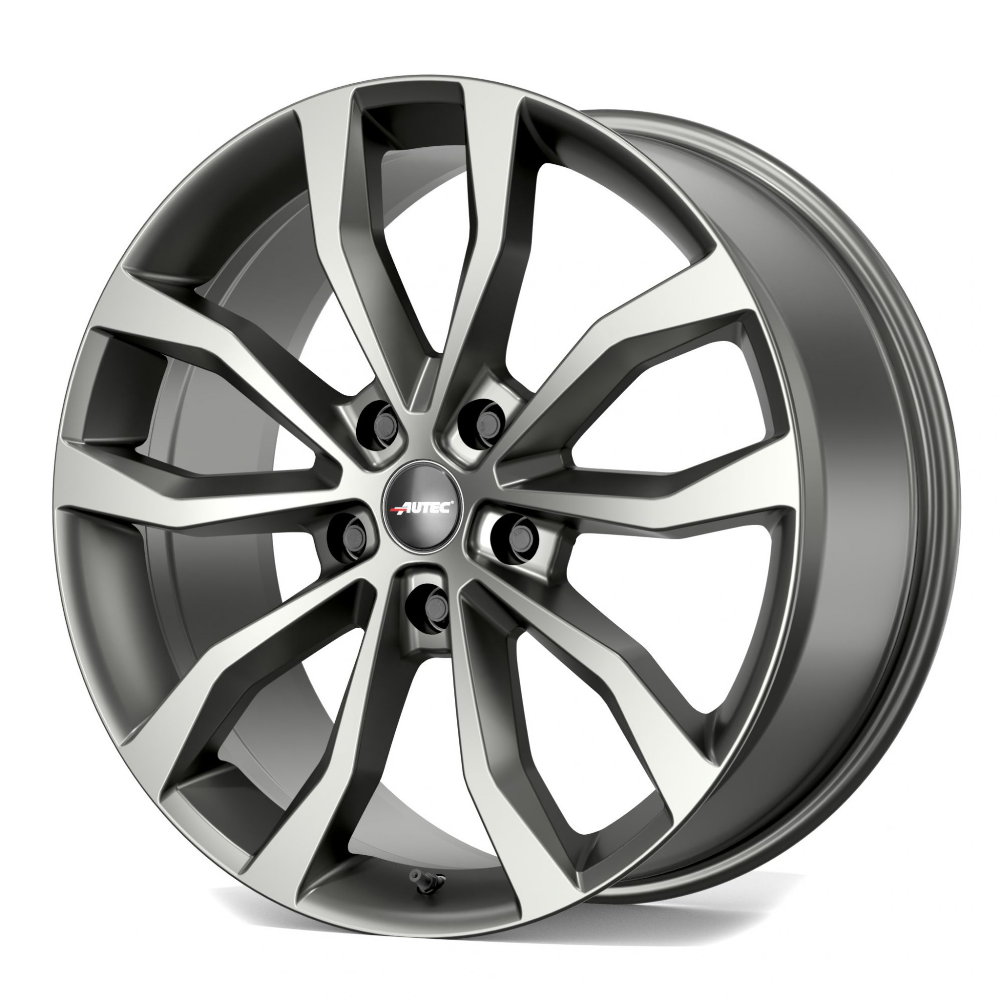 AUTEC Uteca Felgen Titansilber (grau silber Titan Anthrazit Metallic ...