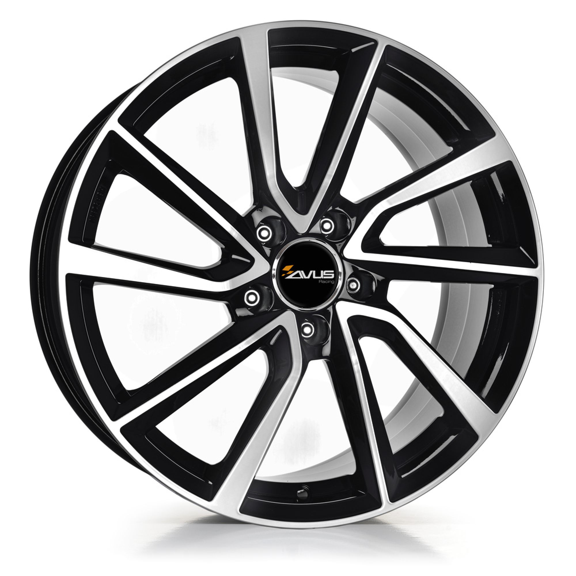 AVUS Racing AC-518 Felgen Black polished ( schwarz) in 18 Zoll ...