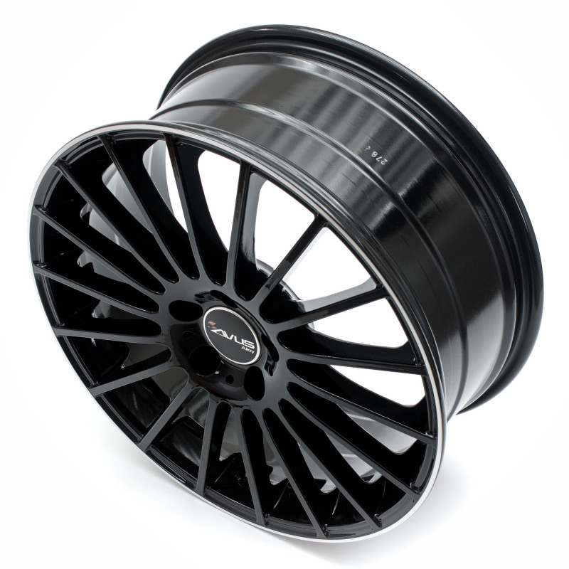 AVUS Racing AC-M03 black polished lip | felgenshop.de