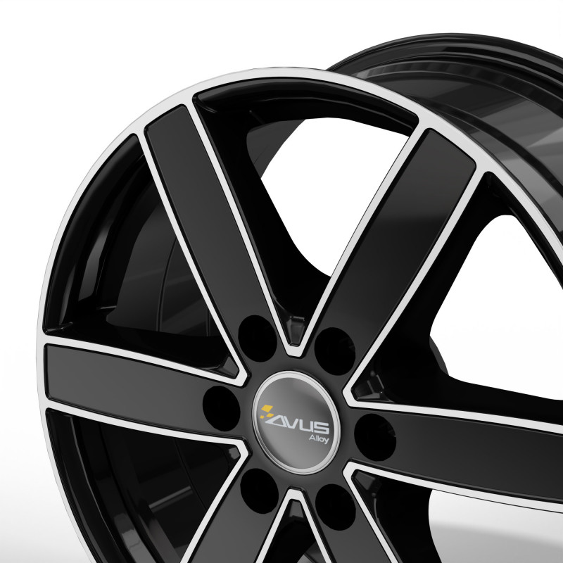 AVUS Racing AC-V61 black polished | felgenshop.de