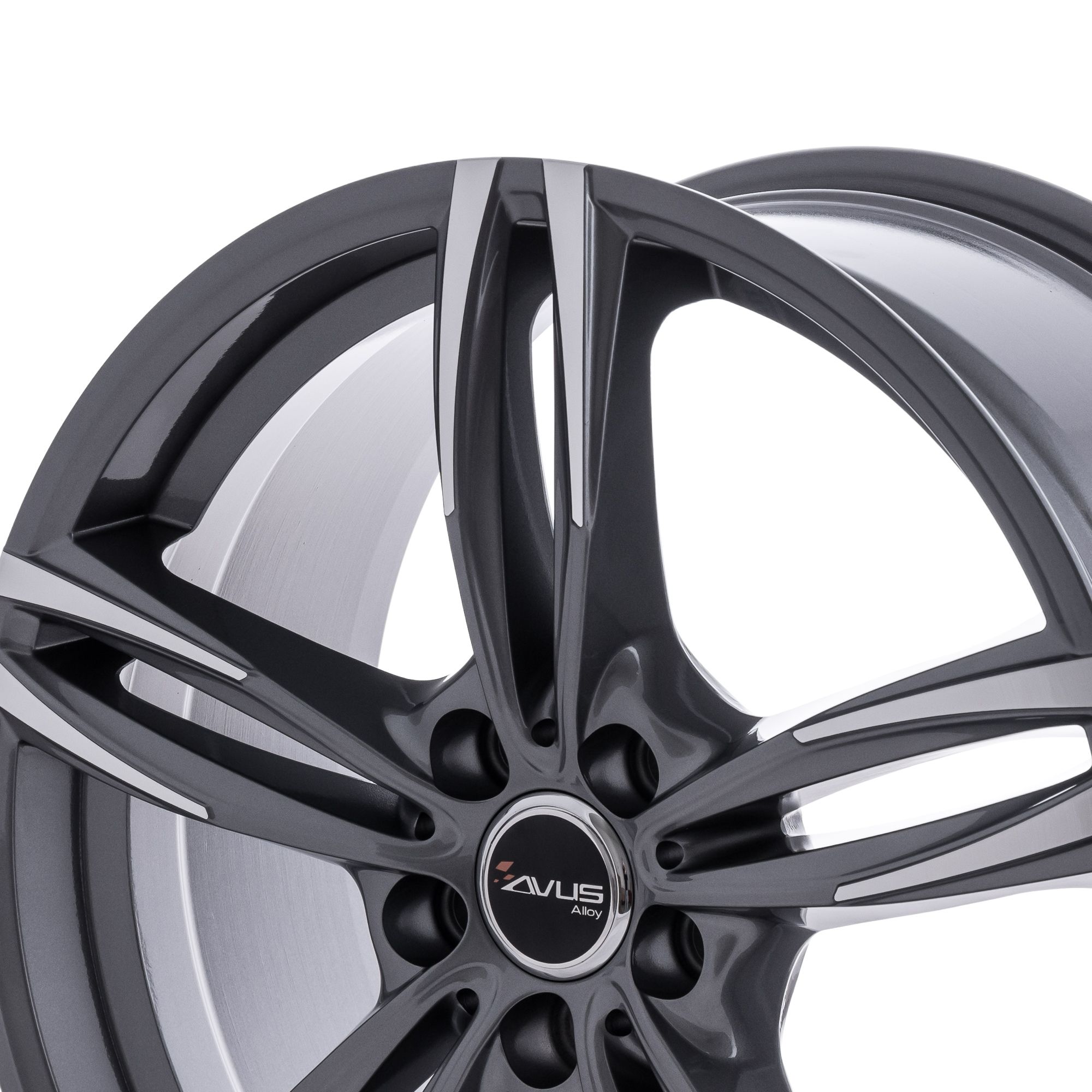 AVUS Racing AF15 Felgen Anthracite polished (grau mehrfarbig Anthrazit ...