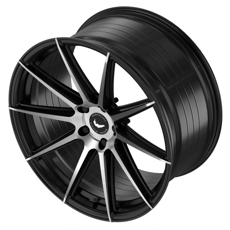 BARRACUDA Project 2.0 higloss-black brushed surface | alufelgenshop.at