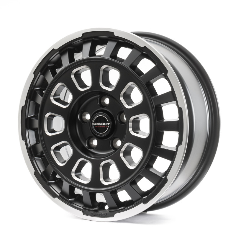 Borbet CW7 black rim window polished matt | felgenshop.de