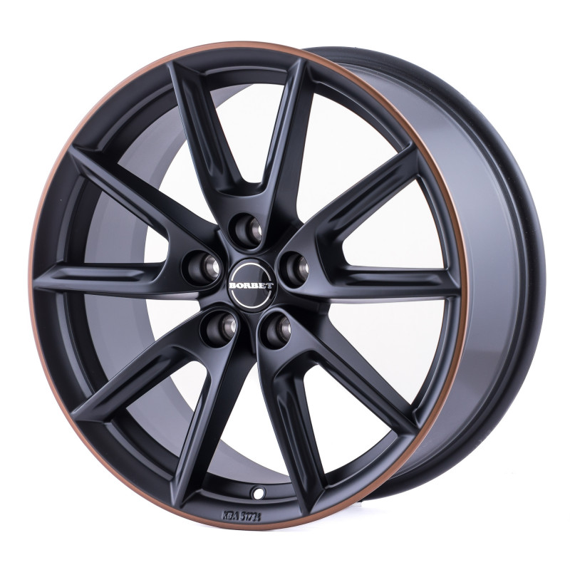 Borbet LX19 black matt rim copper | velonity.com