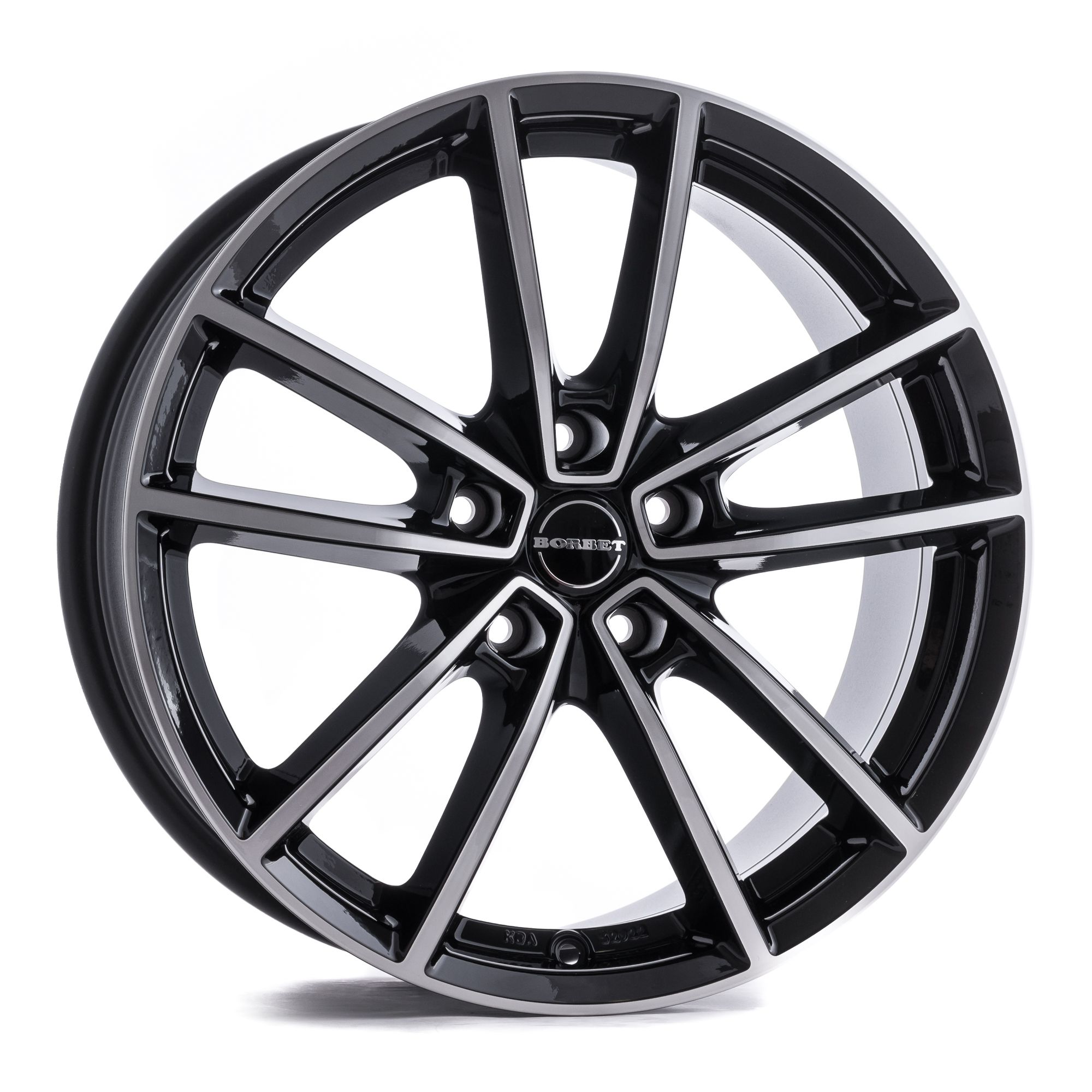 Borbet W Felgen Black polished glossy (schwarz) in 18 Zoll | felgenshop.de
