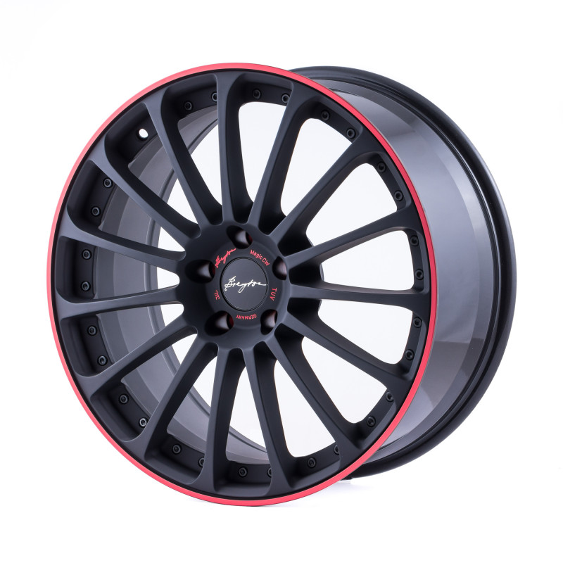 BREYTON Magic CW matt grey with red anodized lip | velonity.com