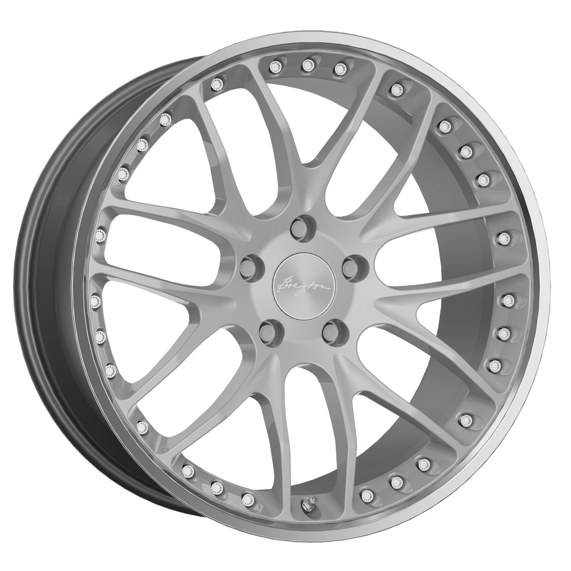 BREYTON Race GTP Felgen hyper Silver with polished lip (silber) in 20 ...