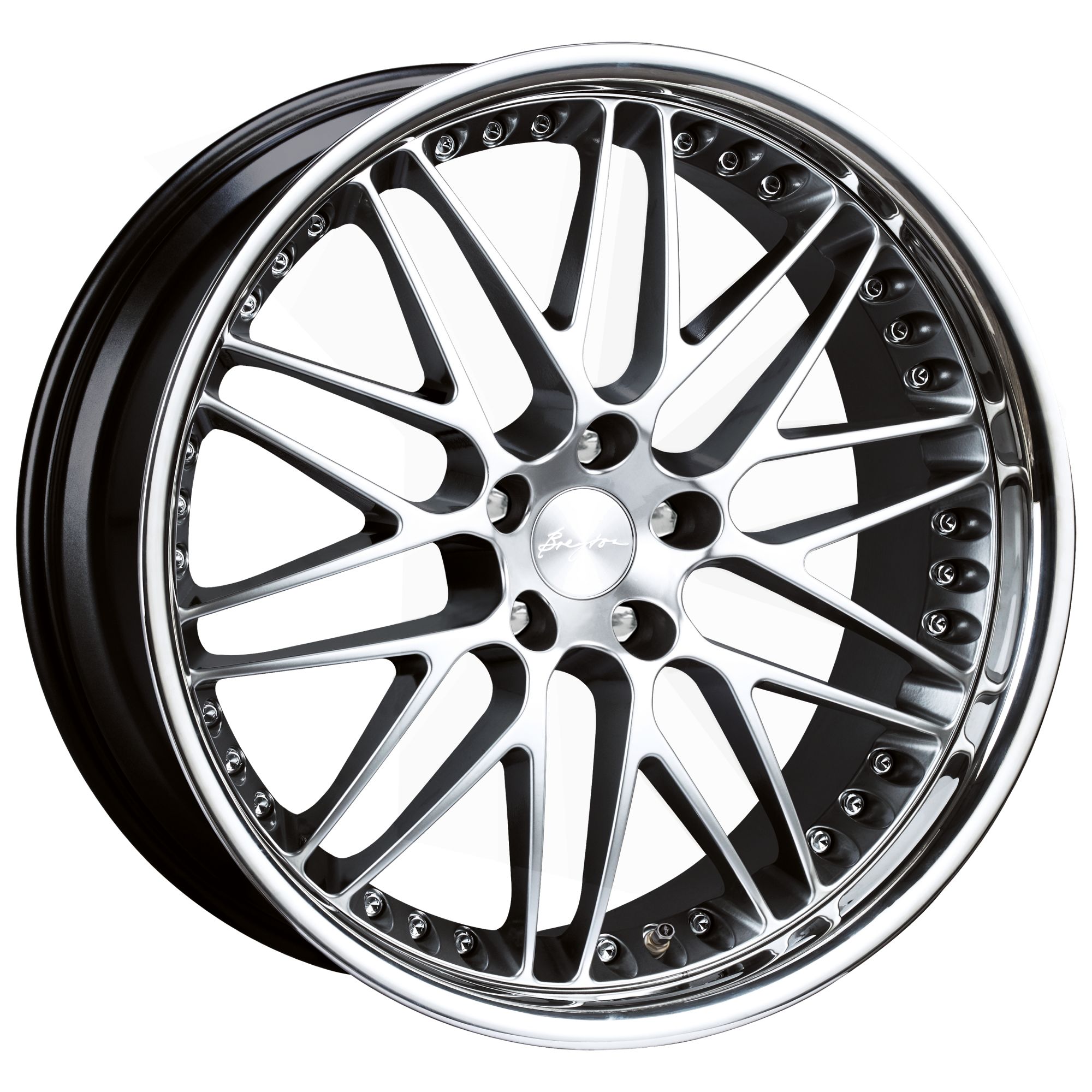 BREYTON Spirit II Felgen hyper Silver with stainless Steel lip (silber ...