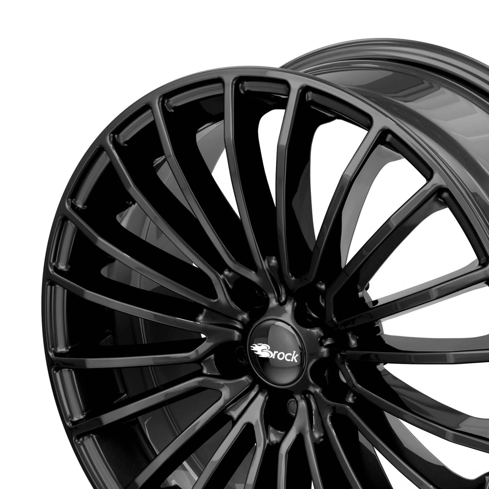 Brock B24 Felgen schwarz lackiert in 17 Zoll | alufelgenshop.at