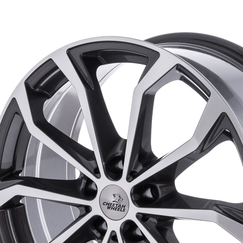 Cheetah Wheels CV.04 anthrazit front polished | felgenshop.de