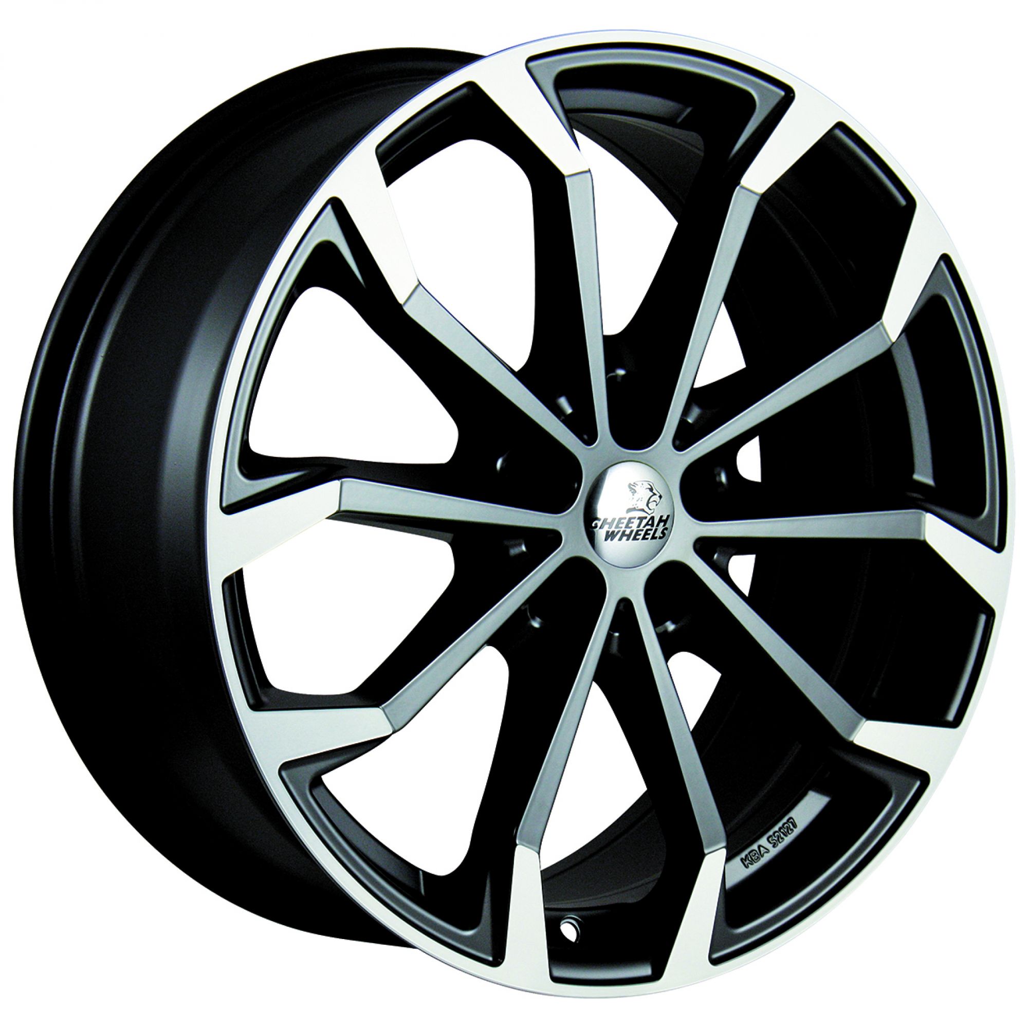 Cheetah Wheels CV.04 Felgen Black matt polished (schwarz) in 19 Zoll ...