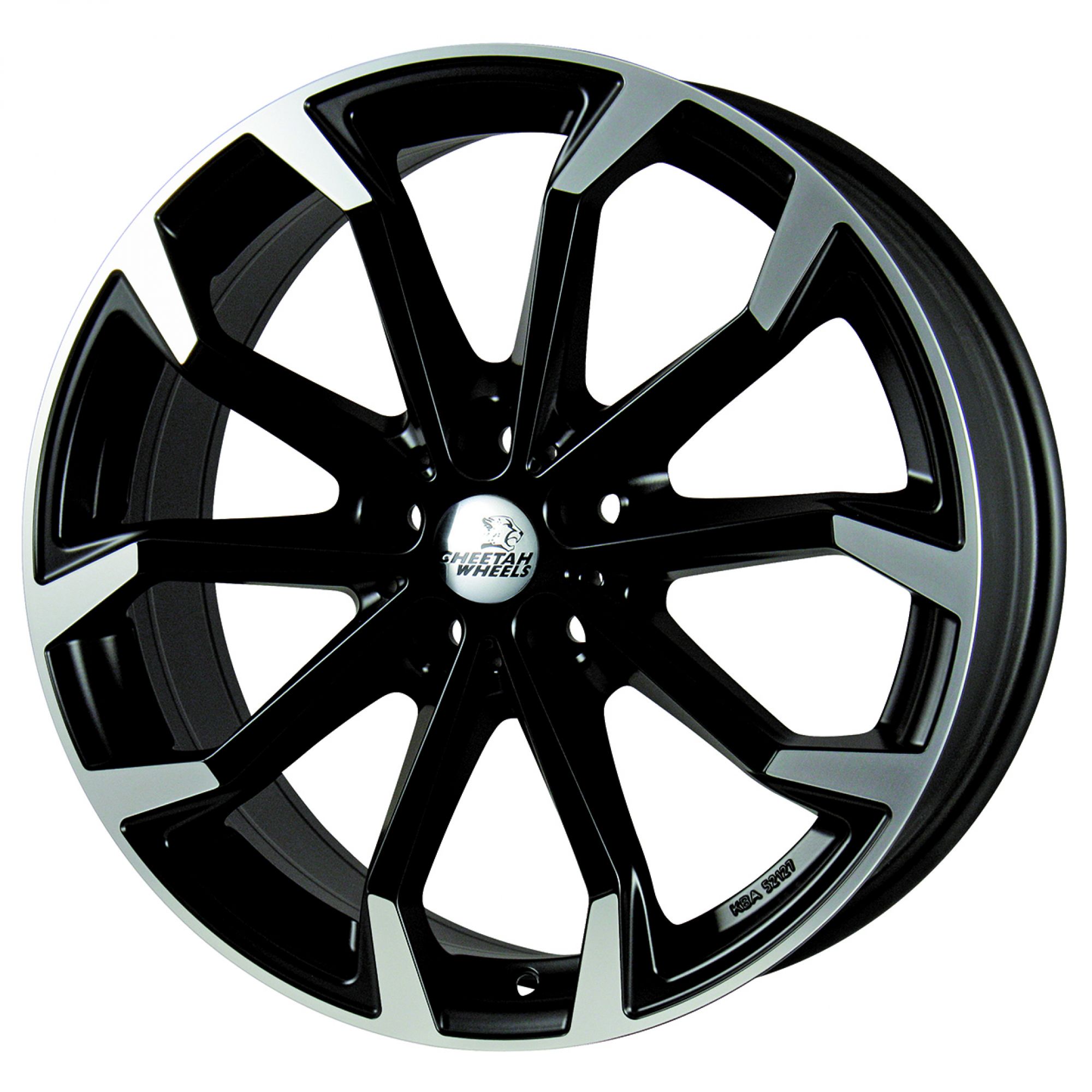 Cheetah Wheels CV.04 Felgen Black matt polished (schwarz) in 19 Zoll ...