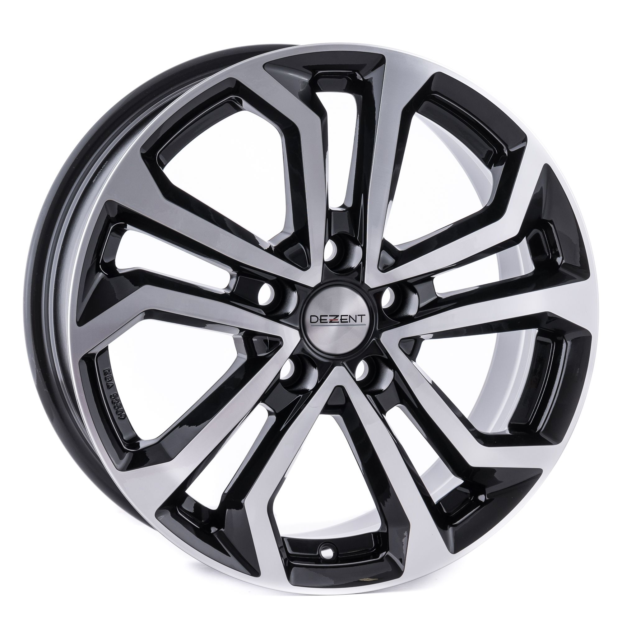 DEZENT TA Felgen Black/polished front (silber schwarz mehrfarbig) in 19 ...