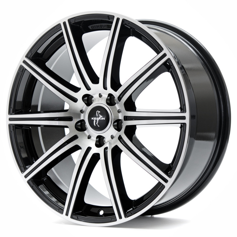 KESKIN KT16 black front polish | alufelgenshop.at