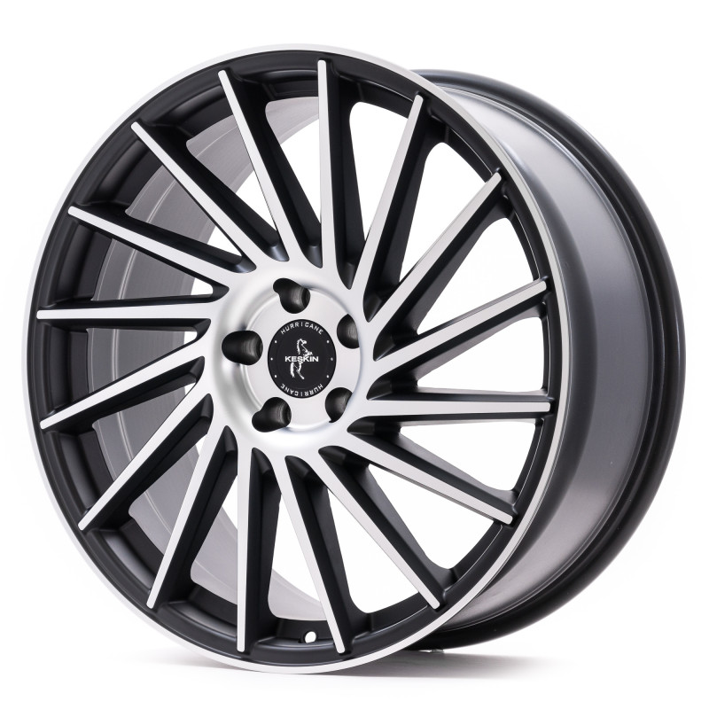 KESKIN KT17 matt black front polish | alufelgenshop.at