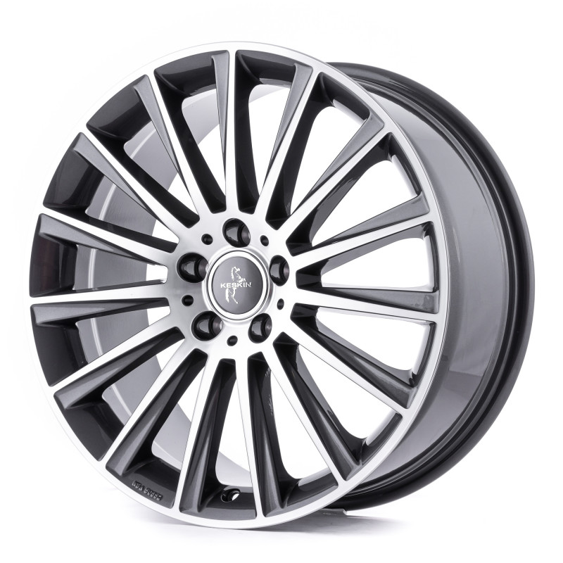 KESKIN KT18 palladium front polish | alufelgenshop.at