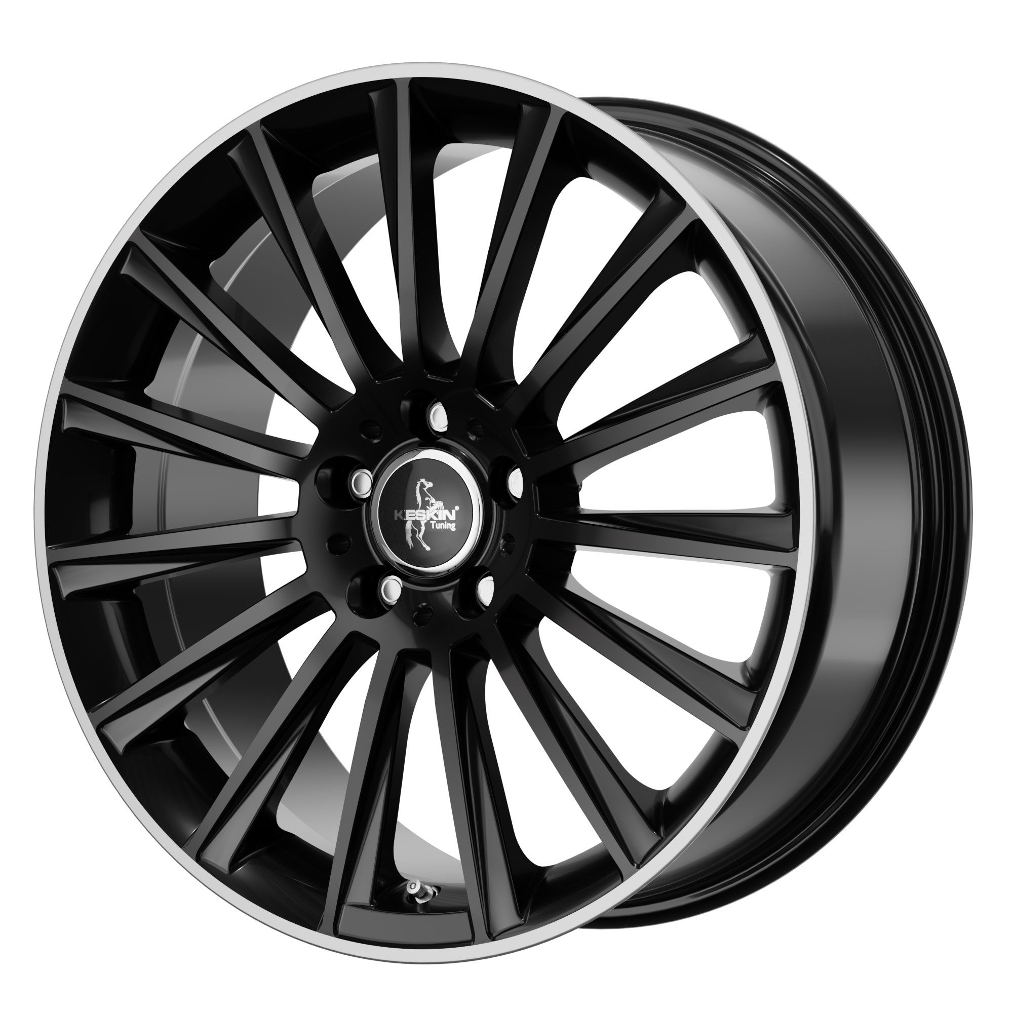 KESKIN KT18 Felgen Black front polish (schwarz) in 18 Zoll | felgenshop.de