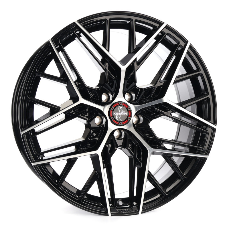KESKIN KT25 black front polish | felgenshop.de