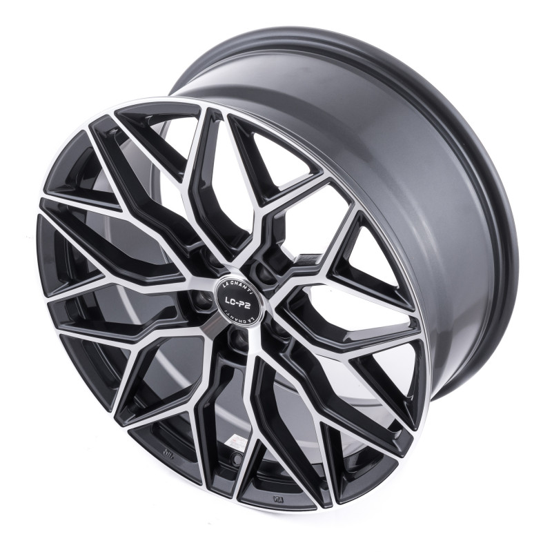 La Chanti Performance LC-P2 gloss graphite machined face | velonity.com