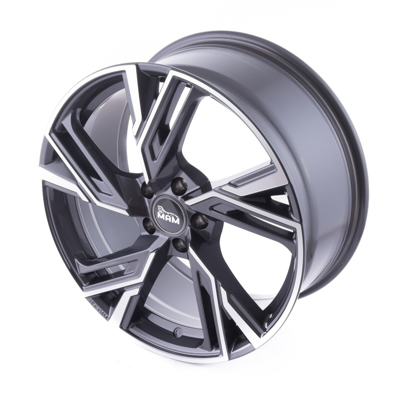 MAM RS5 palladium front polish | alufelgenshop.at