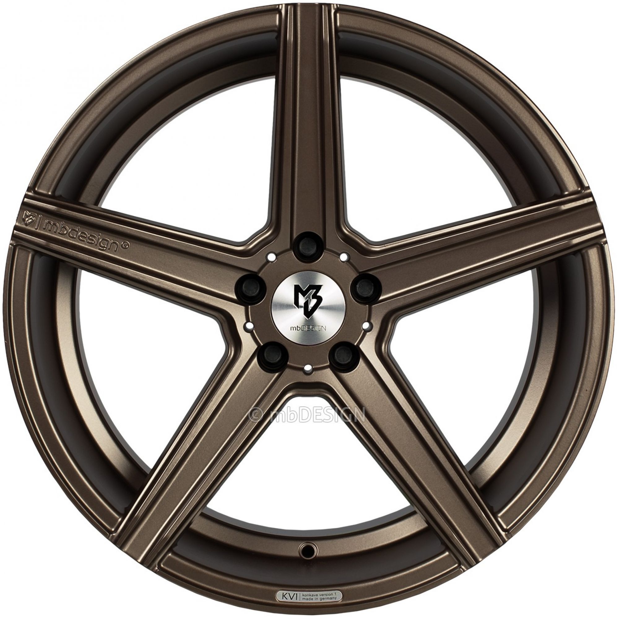 MB-DESIGN KV1 Felgen bronze Seidenmatt in 20 Zoll | alufelgenshop.at
