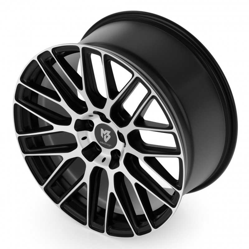 MB-DESIGN KV4 mattschwarz poliert | felgenshop.de