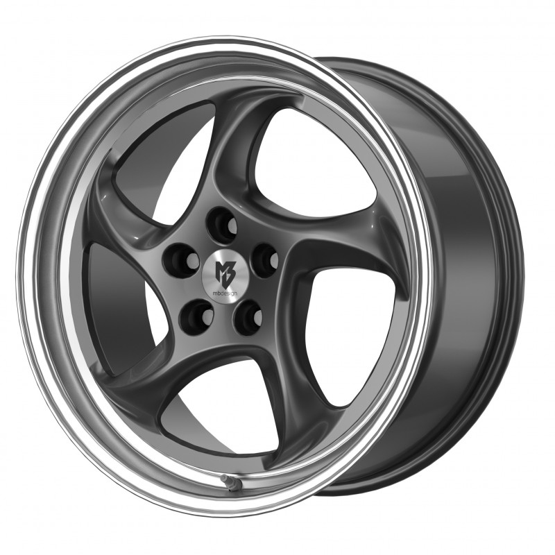 MB-DESIGN TURBO glanzgrau poliert | felgenshop.de
