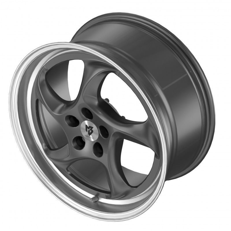 MB-DESIGN TURBO glanzgrau poliert | felgenshop.de