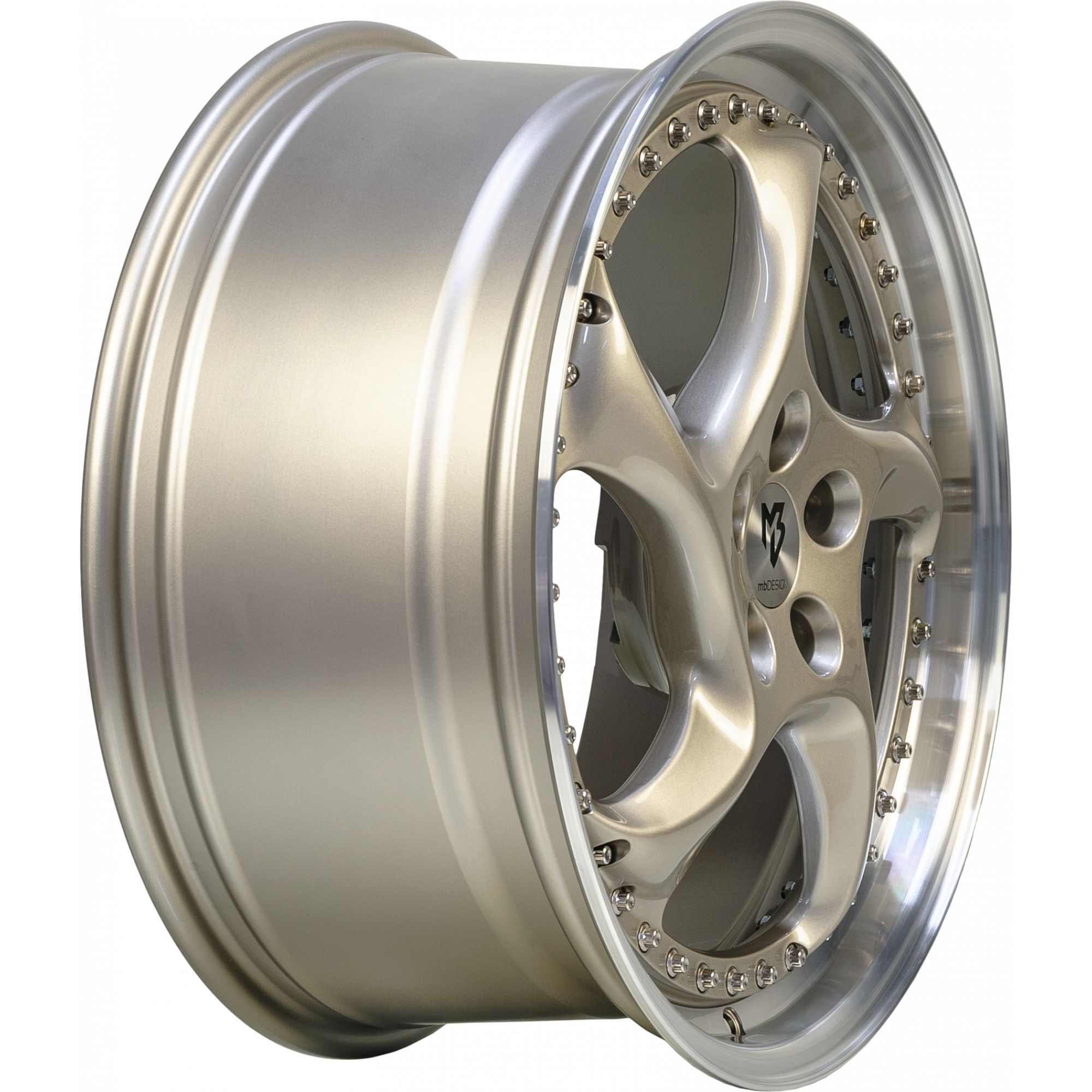 MB-DESIGN TURBO S Felgen Champagner poliert ( gold) in 19 Zoll ...