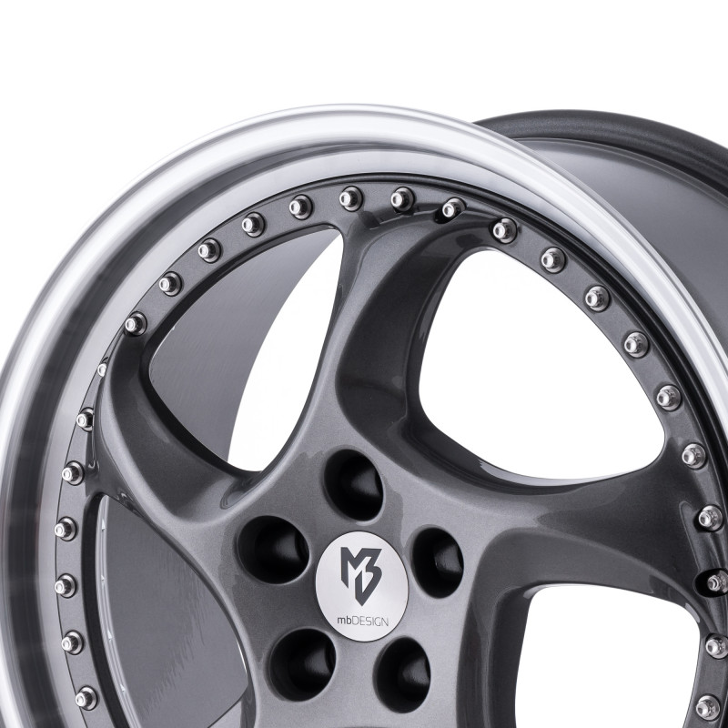 MB-DESIGN TURBO S glanzgrau poliert | felgenshop.de