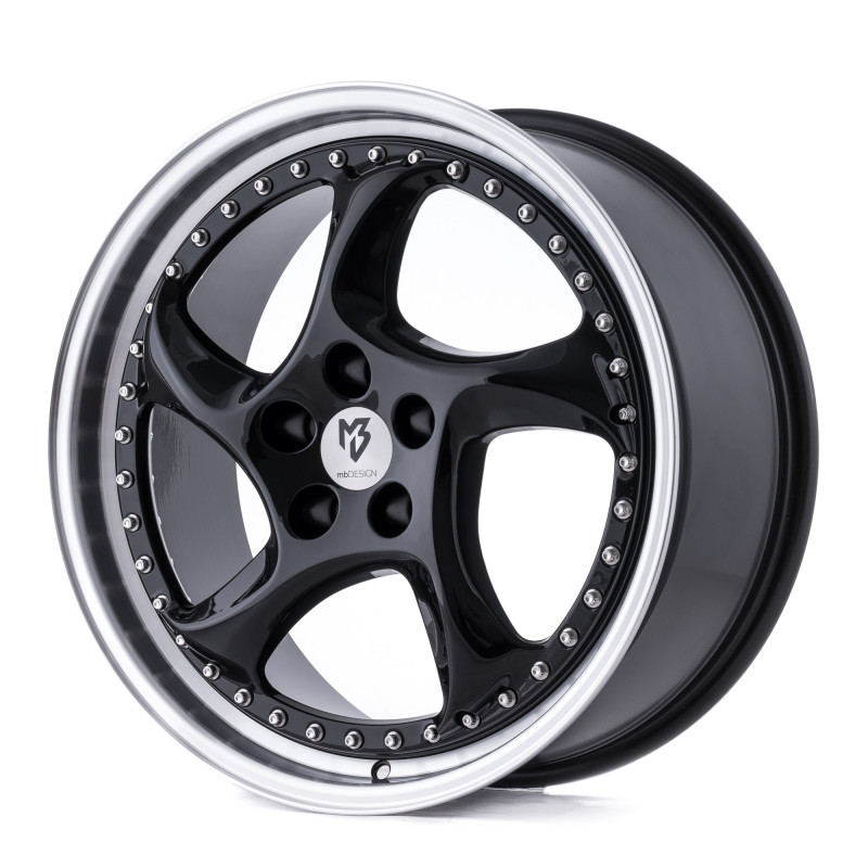 MB-DESIGN TURBO S glanzschwarz poliert | felgenshop.de