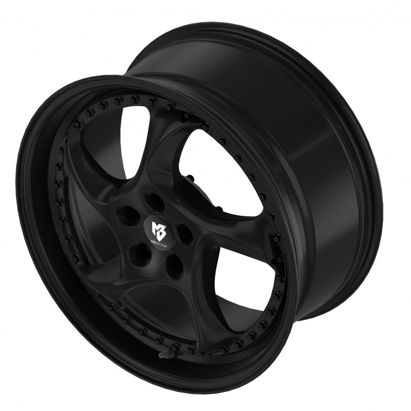 MB-DESIGN TURBO S schwarz stumpfmatt | felgenshop.de