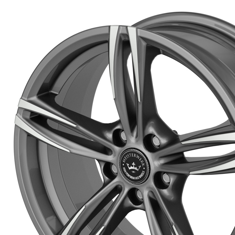 Meisterwerk Wheels MW11 anthrazit polished | felgenshop.de