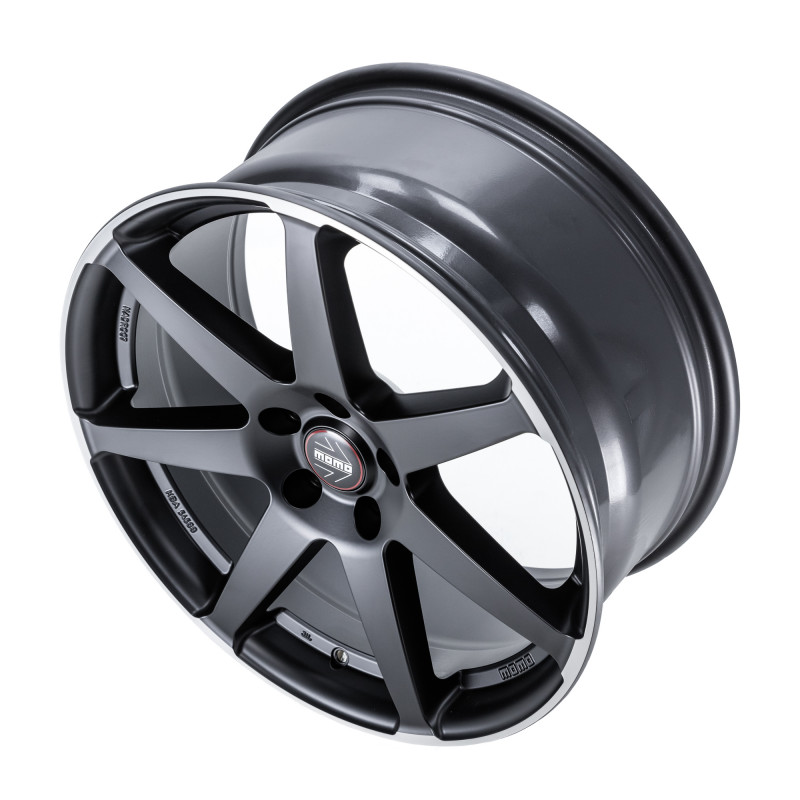 MOMO SEVEN black matt polish | felgenshop.de