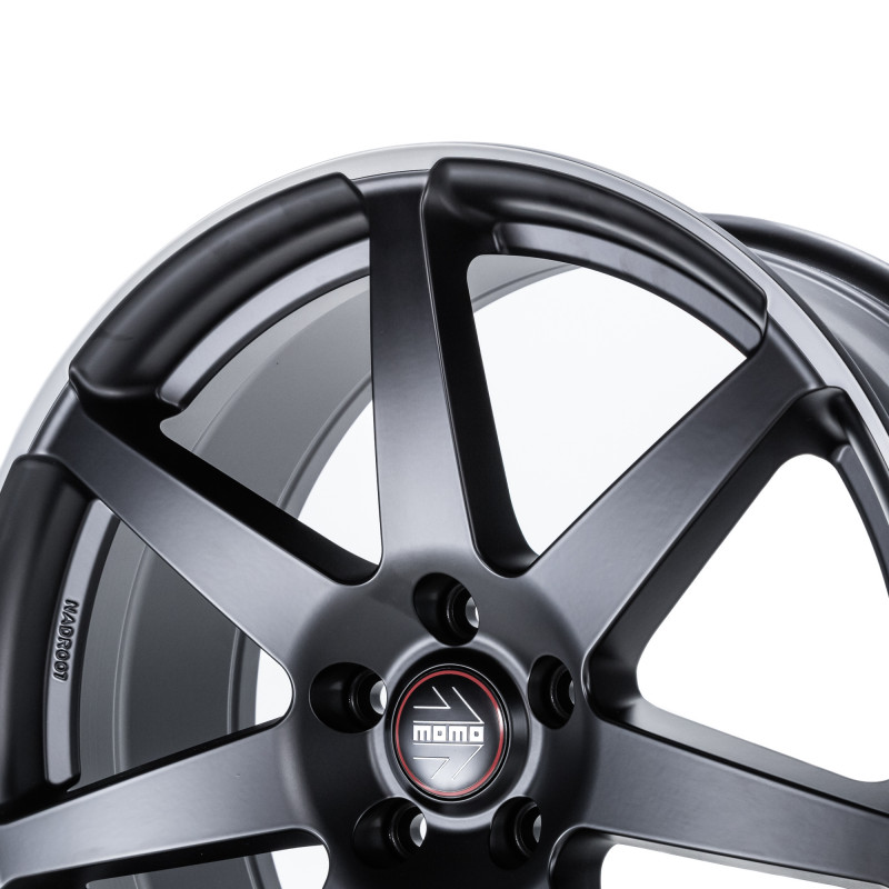 MOMO SEVEN black matt polish | felgenshop.de