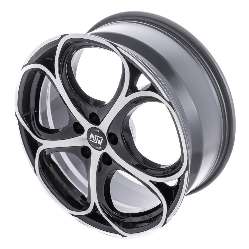 MSW 82 gloss black full polished | alufelgenshop.at