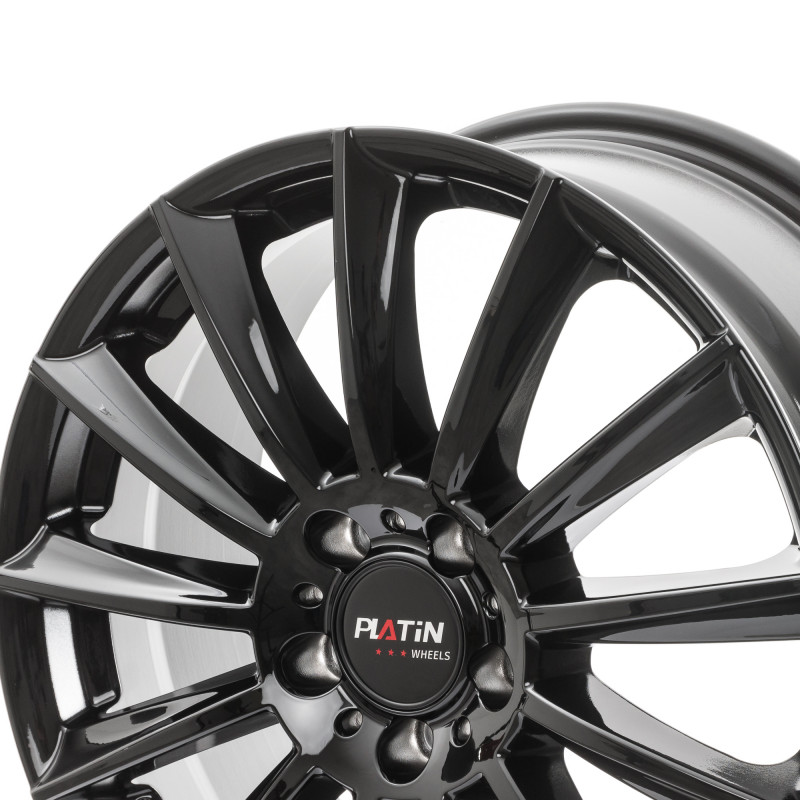 Platin Wheels P 74 black shiny | alufelgenshop.at