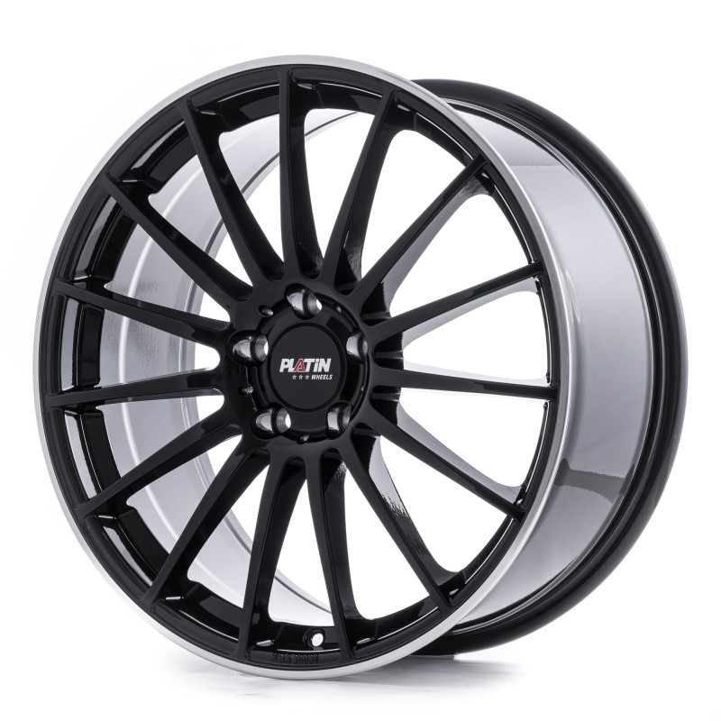 Platin Wheels P 75 black lip polished | felgenshop.de