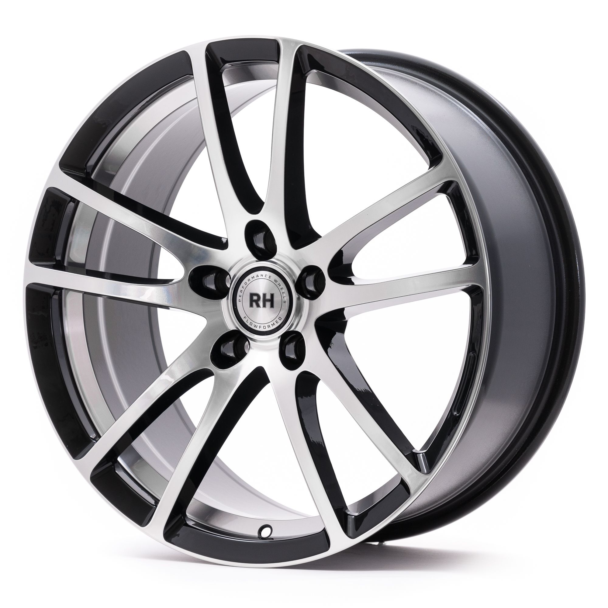 RH ALURAD BO Flowforming schwarz voll poliert | alufelgenshop.at