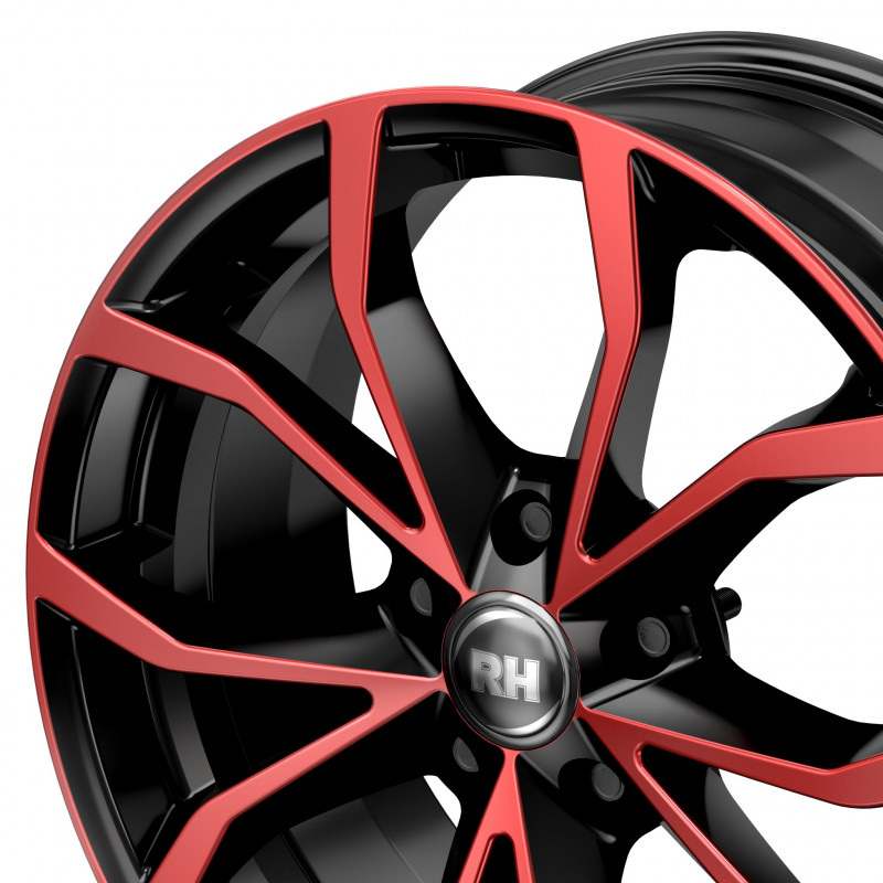 RH ALURAD DF Energy color polished - red | alufelgenshop.at