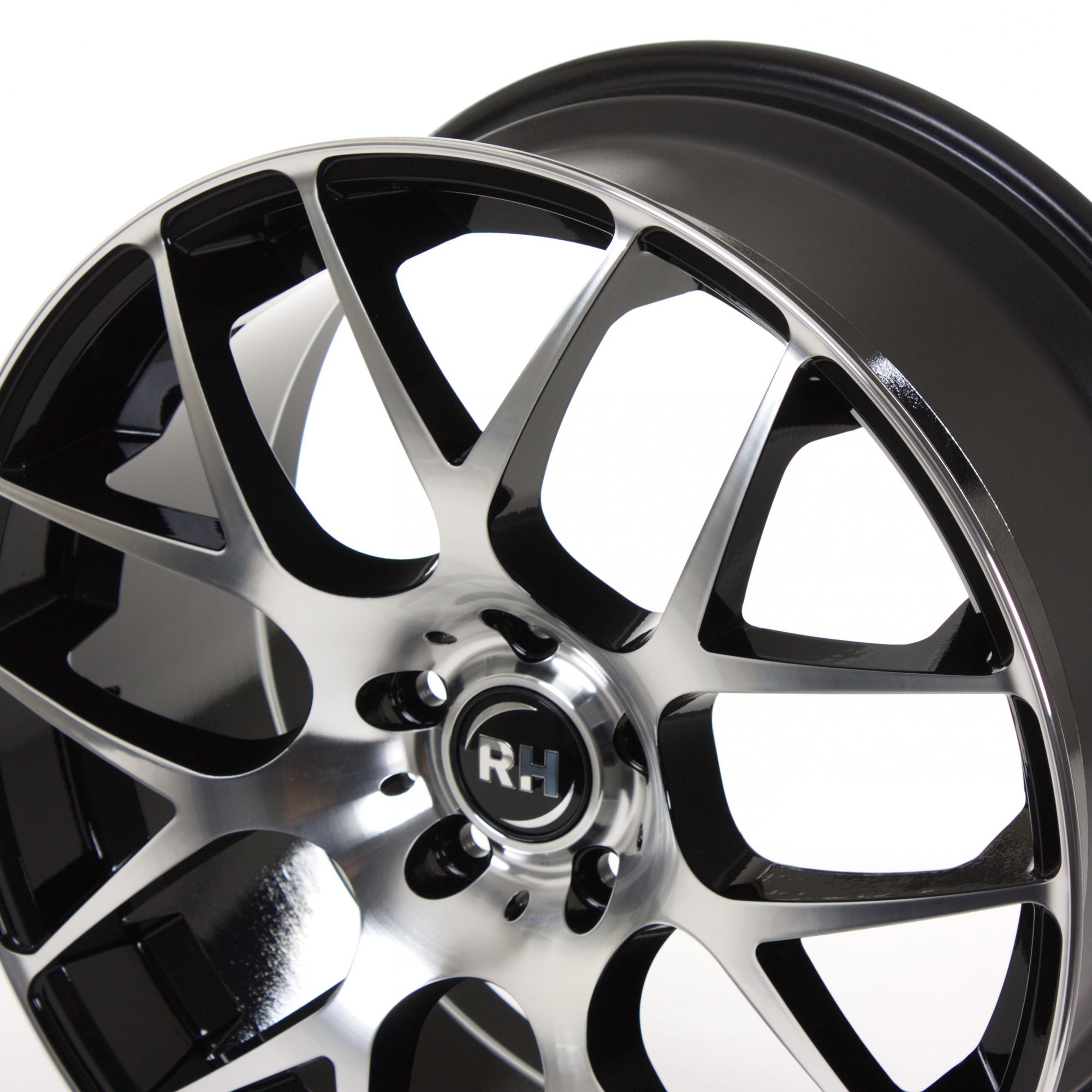 RH ALURAD NBU Race Felgen schwarz voll poliert (silber mehrfarbig) in ...