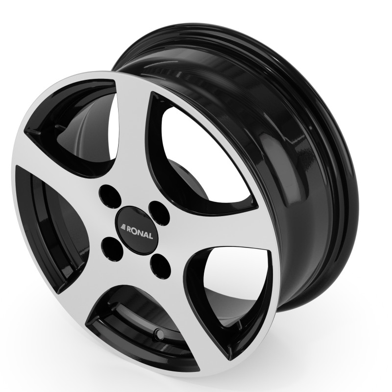RONAL CA2 jetblack frontkopiert | felgenshop.de