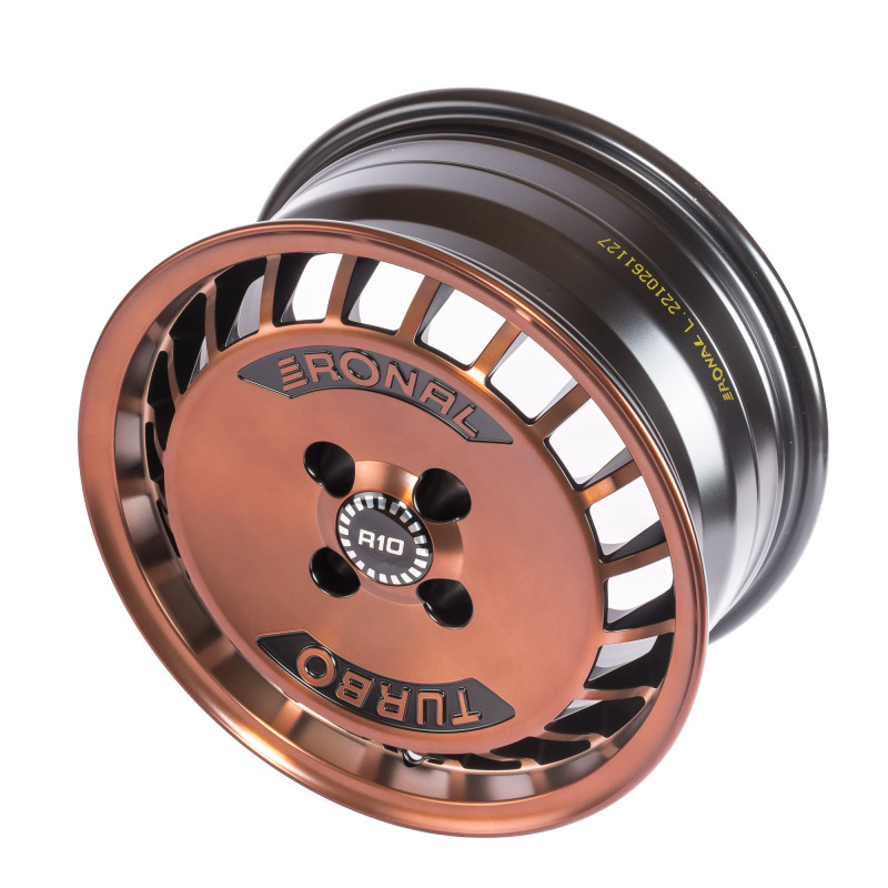 RONAL R10 TURBO miedziany matowy przód diamentowy szlif | velonity.pl