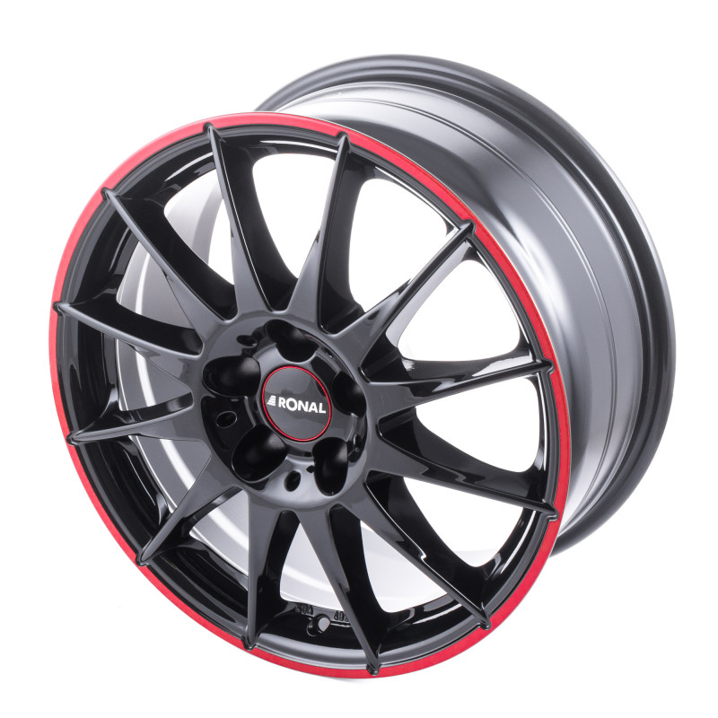 RONAL R54 MCR jetblack red rim | velonity.com
