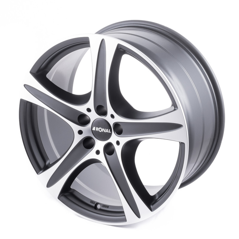 RONAL R55 SUV mattschwarz frontkopiert | alufelgenshop.at