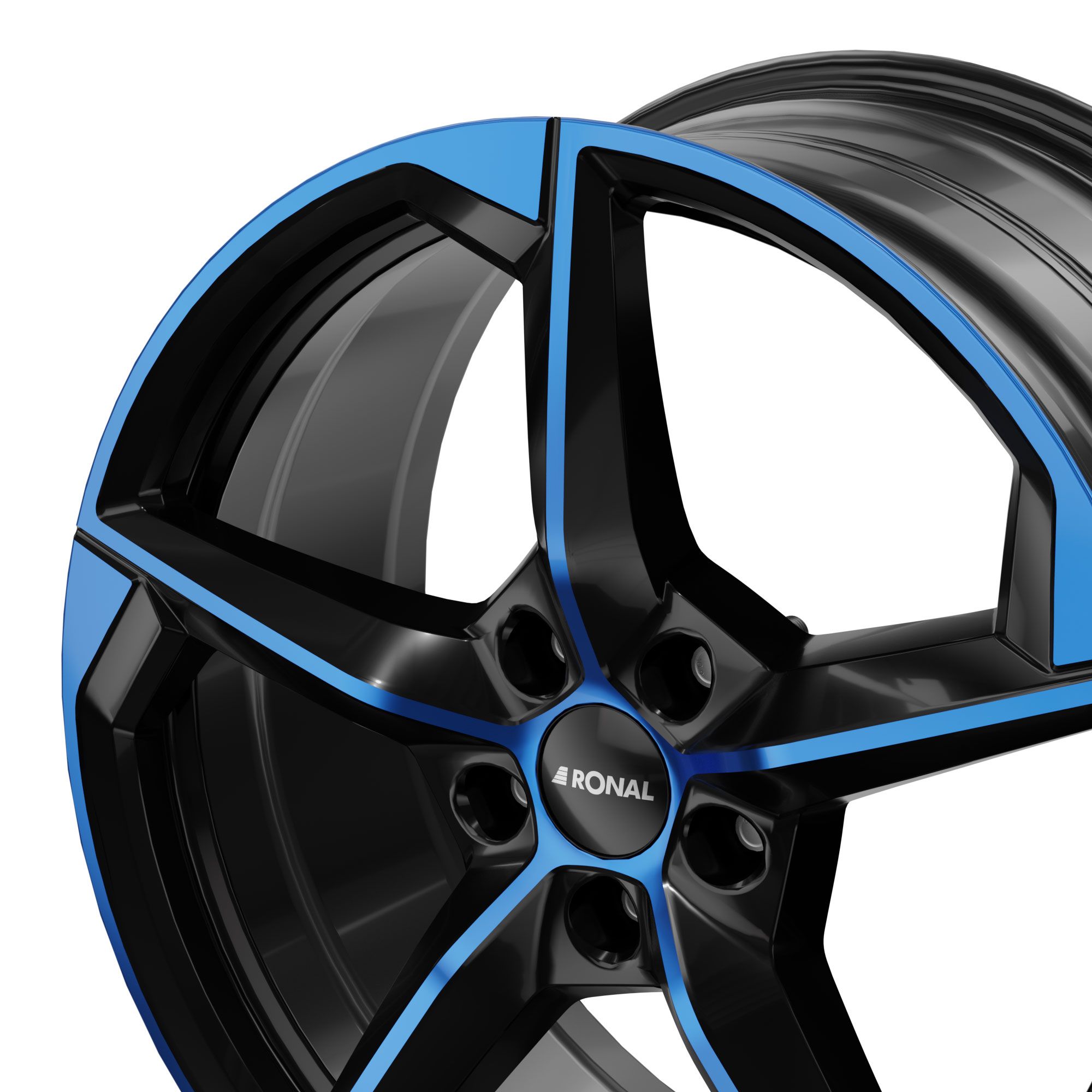 Jante Alu RONAL R66 JETBLACK BLUE TINTED 8.50 x 20 ET 45.00 5x112