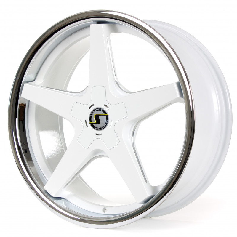 SchmidtRevolution XS5 2 Zoll Edelstahlblende ceramic white | felgenshop.de