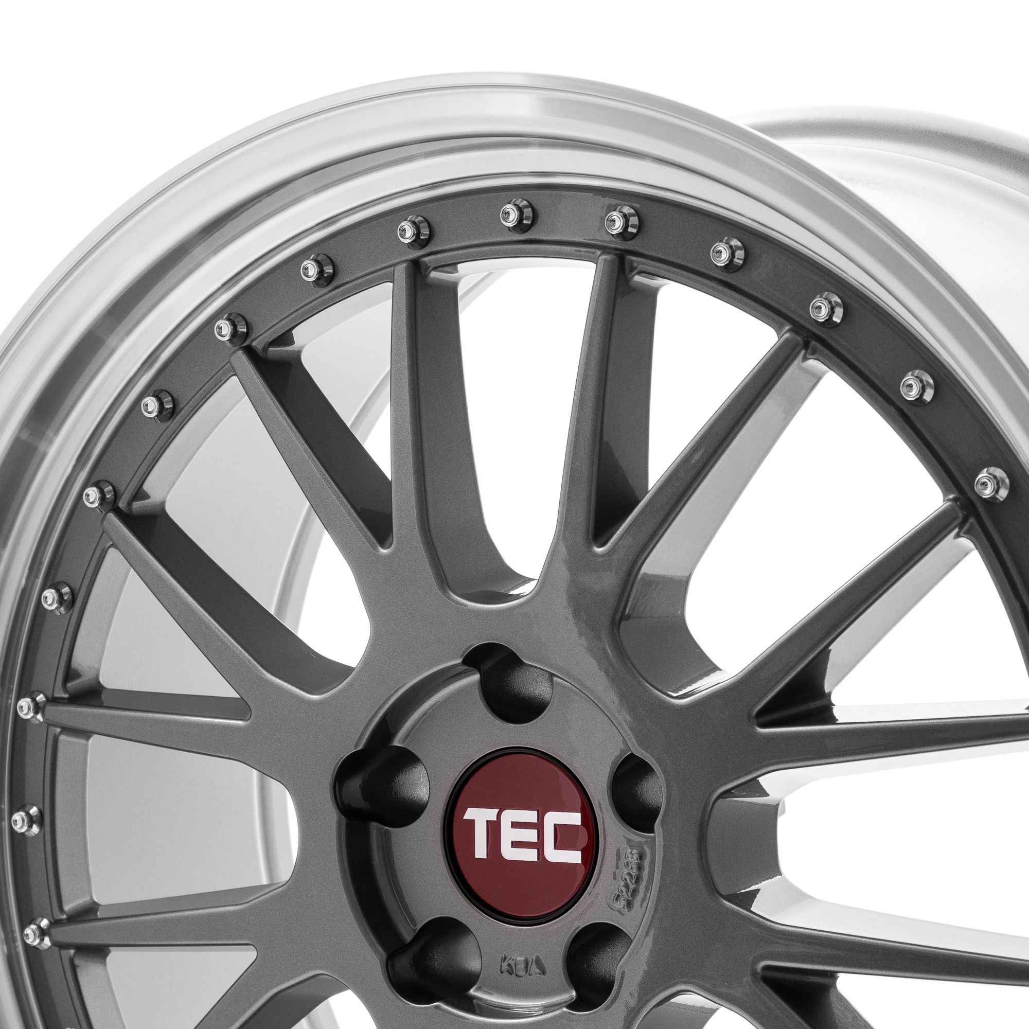 Tec Speedwheels GT EVO Felgen Titan Glanz Hornpoliert (grau) in 19 Zoll ...